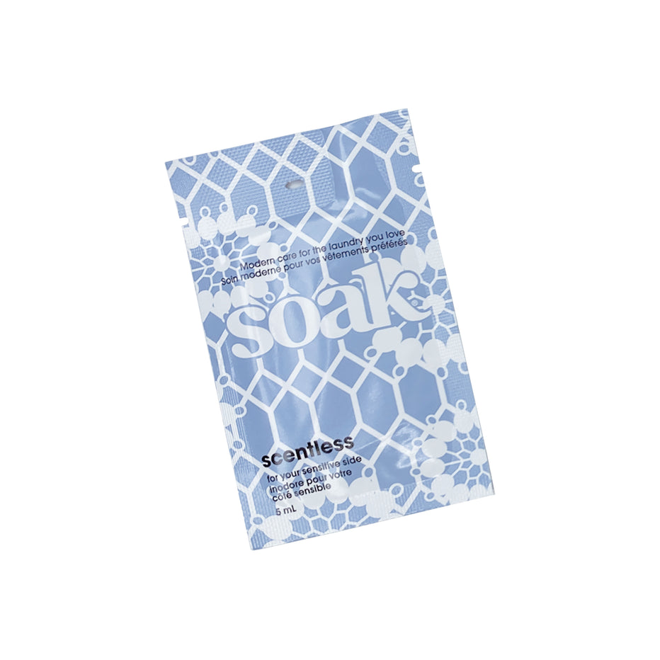 Soak Wash - Mini Sachet Scentless – Blackwattle Yarn and Fibre