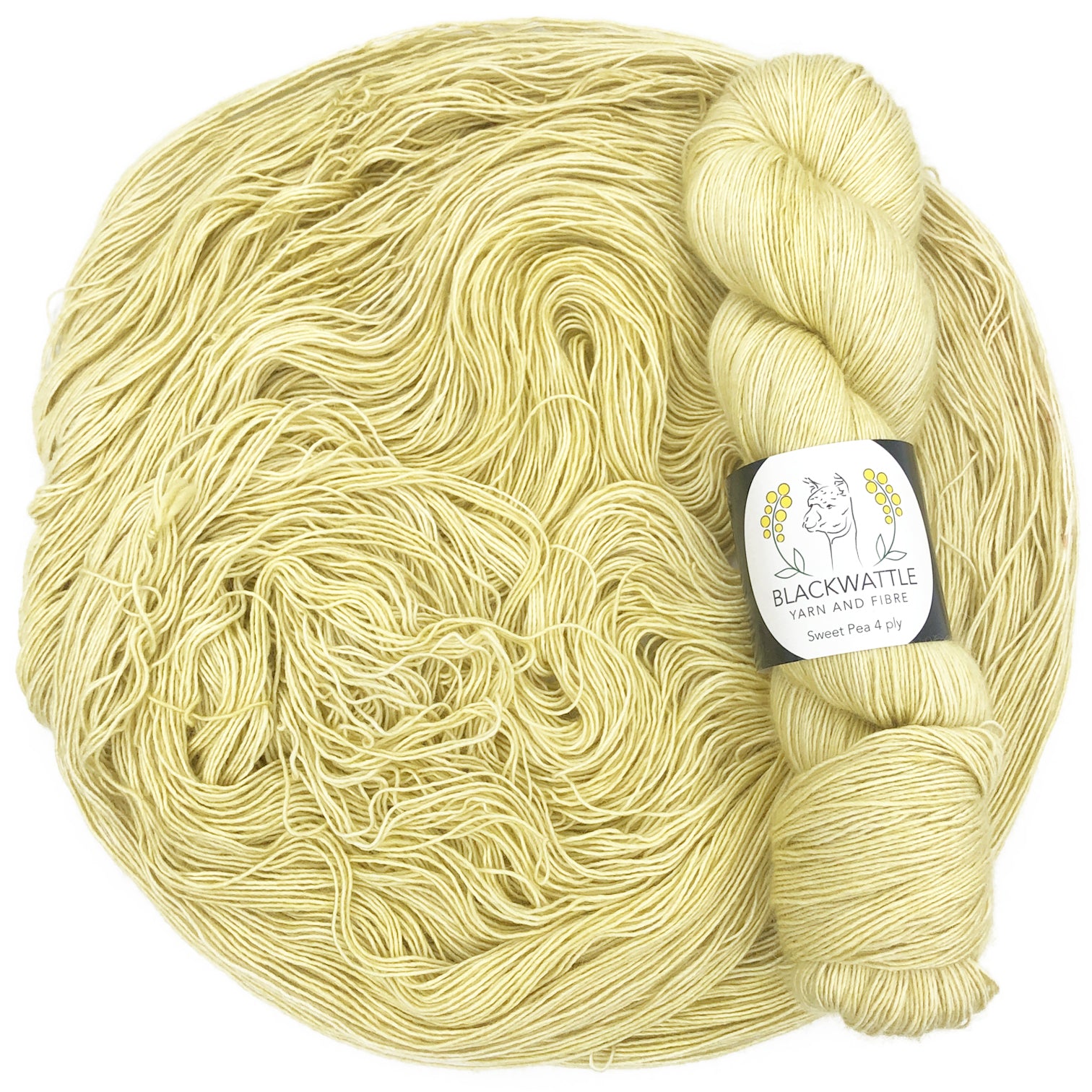 Sweet Pea - Maize – Blackwattle Yarn and Fibre