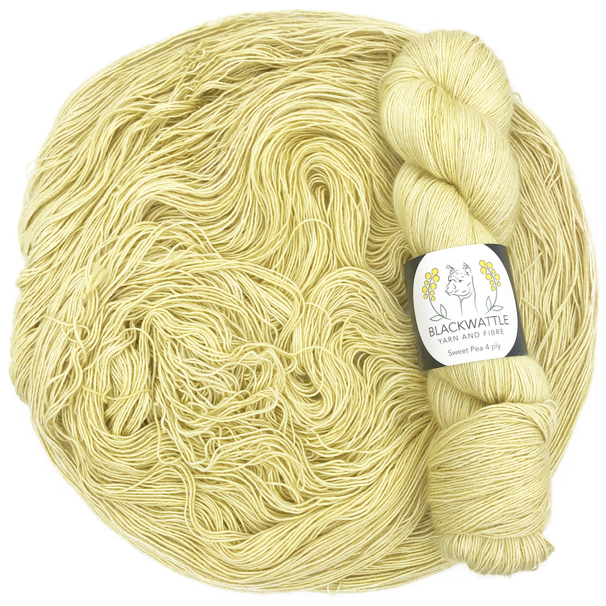 Sweet Pea - Maize – Blackwattle Yarn and Fibre